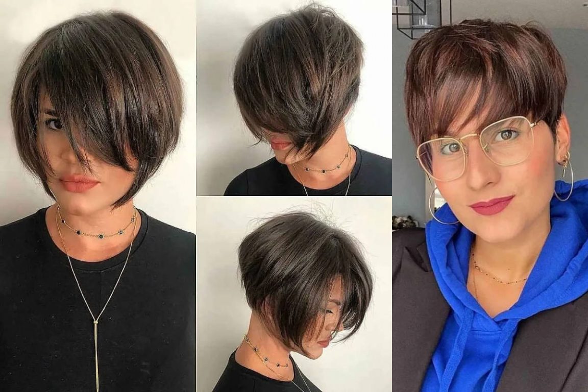 Idee tagli molto corti con frangia: alcuni look simili da cui prendere ...