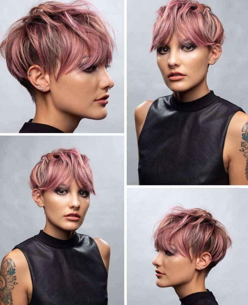 [15 FOTO] Capelli rosa, tagli corti, medi e lunghi per un look fuori ...